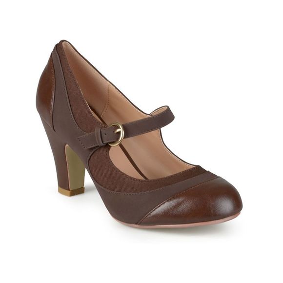 Journee Collection | Shoes | Journee Collection Womens Brown Mary Jane ...